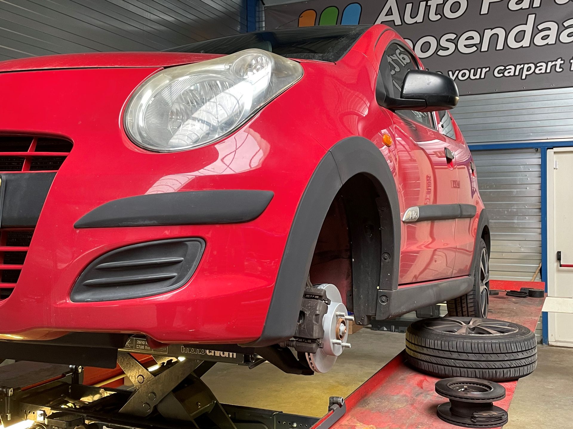 Welke auto's zijn reeds binnen geweest - Remschijven afdraaien | Auto ...