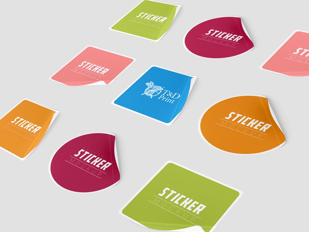 Custom Stickers Printing NZ | Sticky Labels | T & D Print
