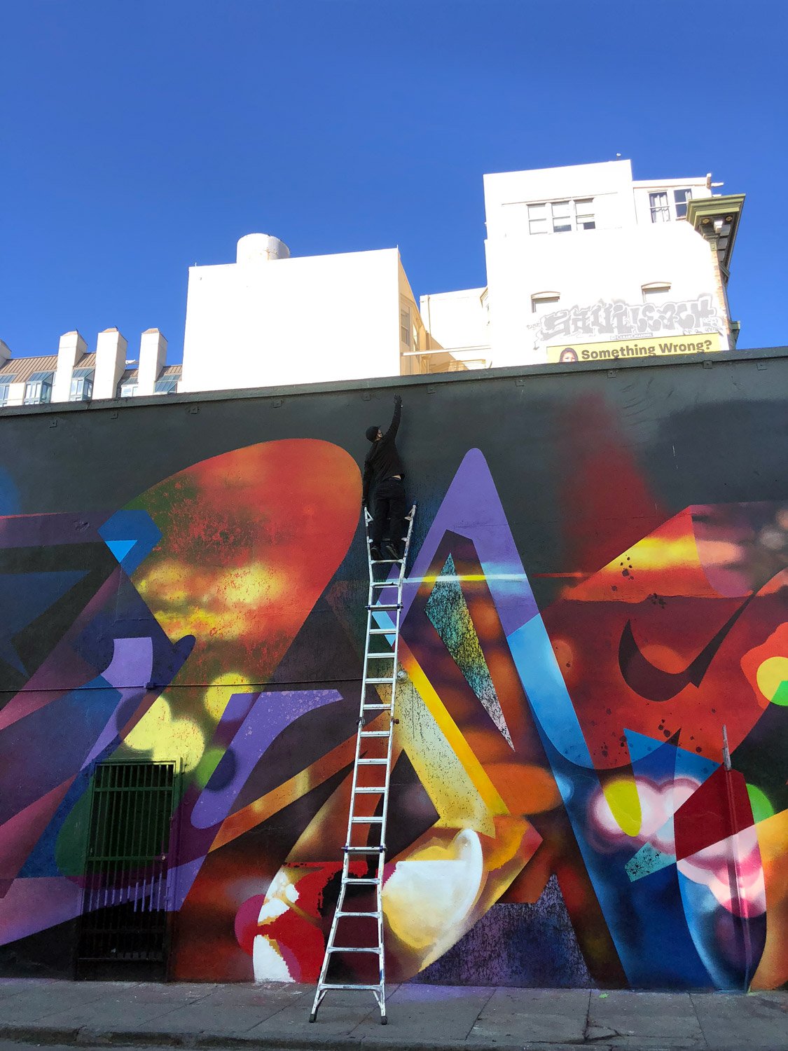 Mural artwork of Jurne, graffiti street art