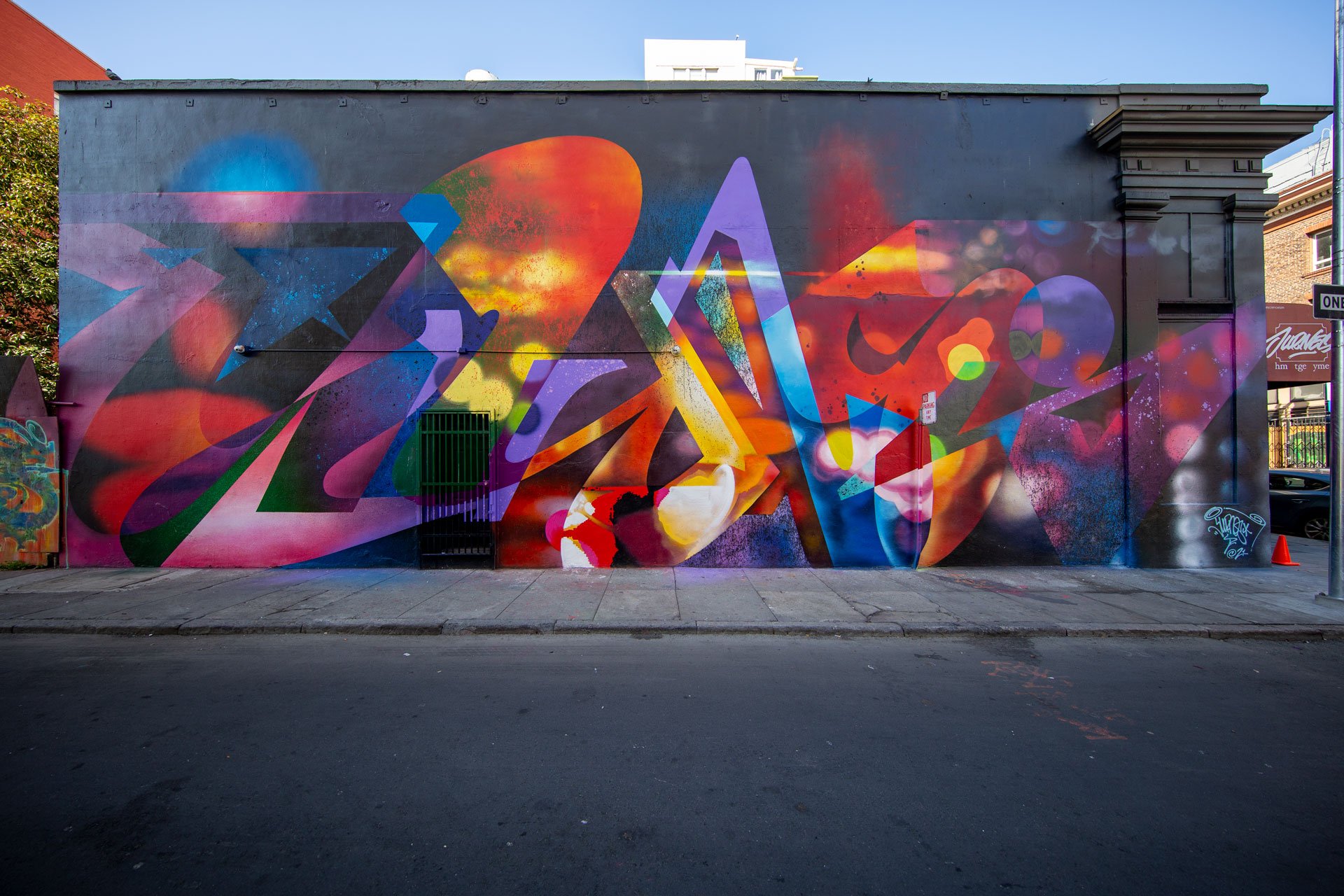 Mural artwork of Jurne, graffiti street art