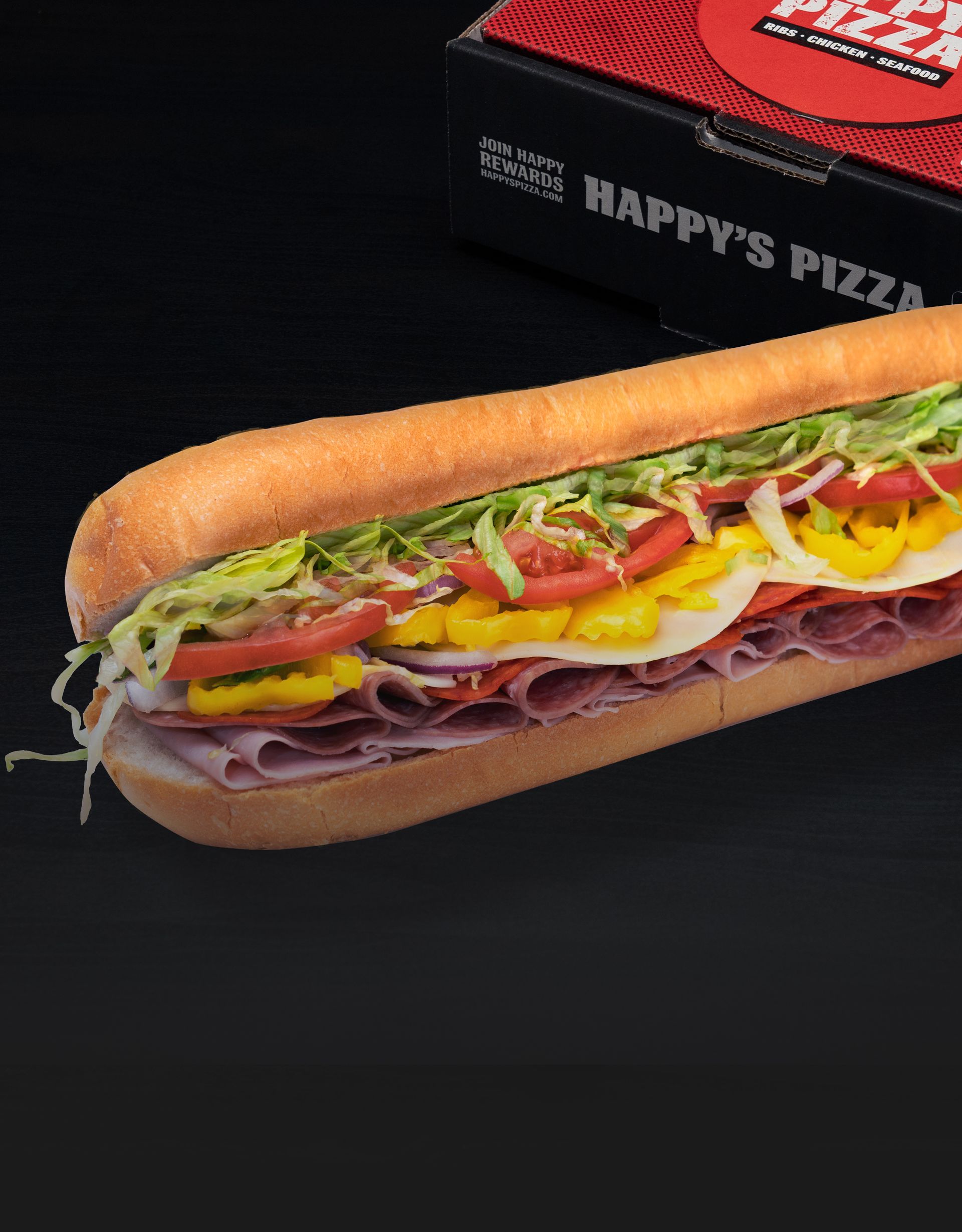 Menu | Happy's Pizza – Pizza, BBQ, Chicken & Seafood