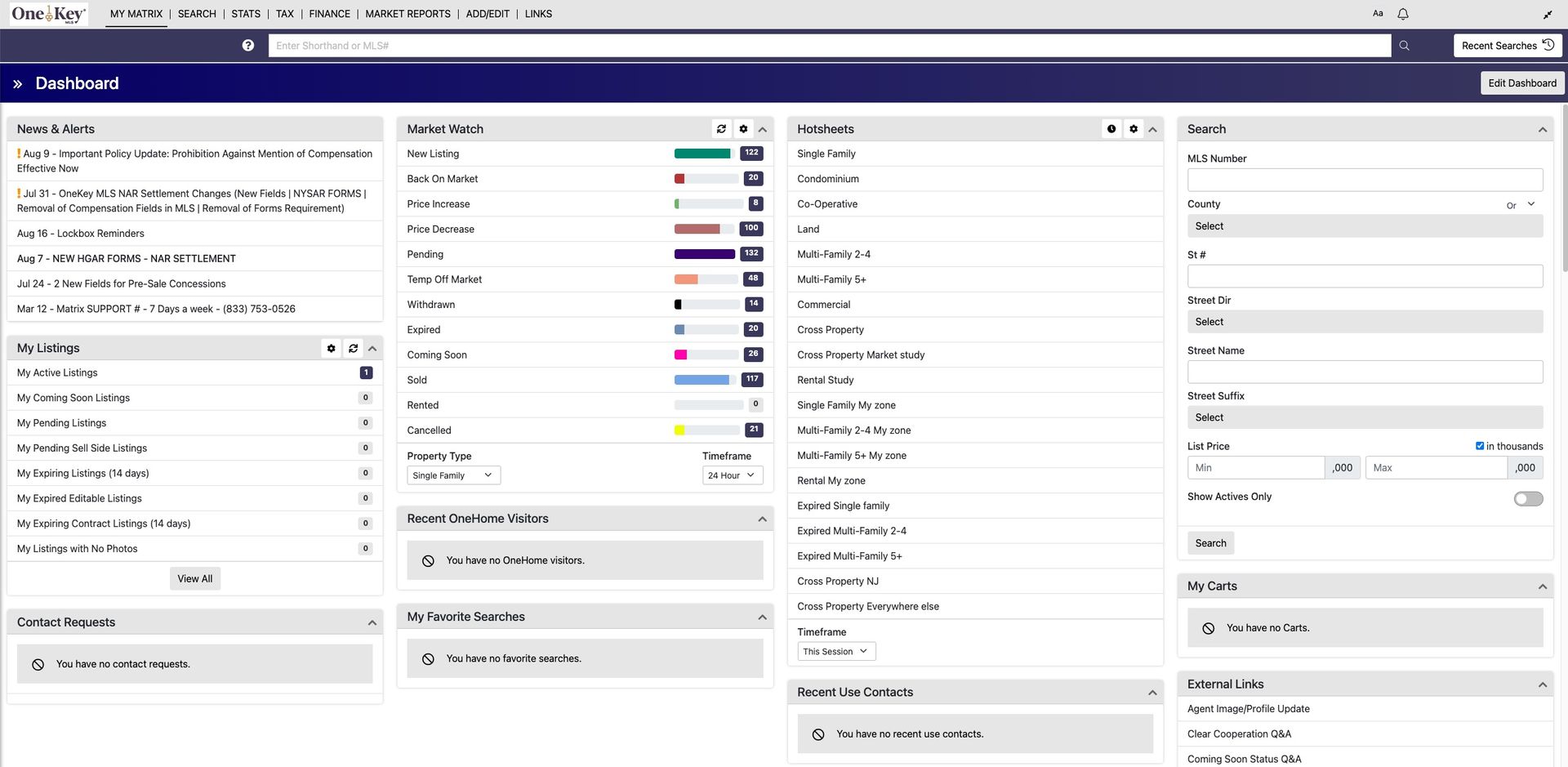 Core Logic Matrix™ | OneKey® MLS