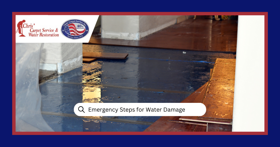 Emergency Steps For Water Damage: How to Respond Effectively