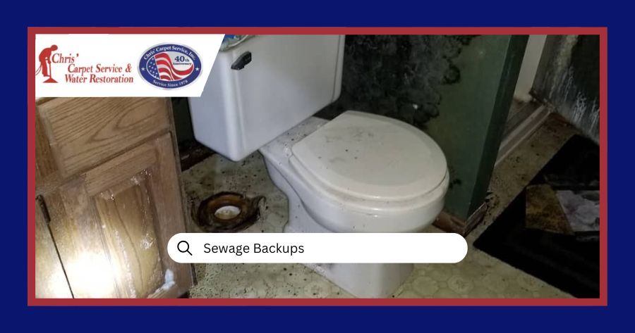 Sewage Backups | Chris' Carpet Service & Water Restoration