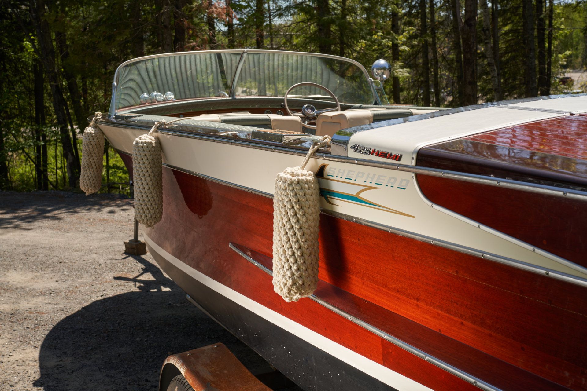 Muskoka Marine Museum | Featured Boat 1966 Shepherd with Chrysler 426 Hemi