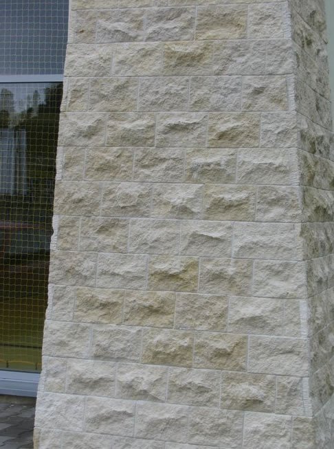Coursed Limestone Cladding - Random | Real Stone Cladding UK