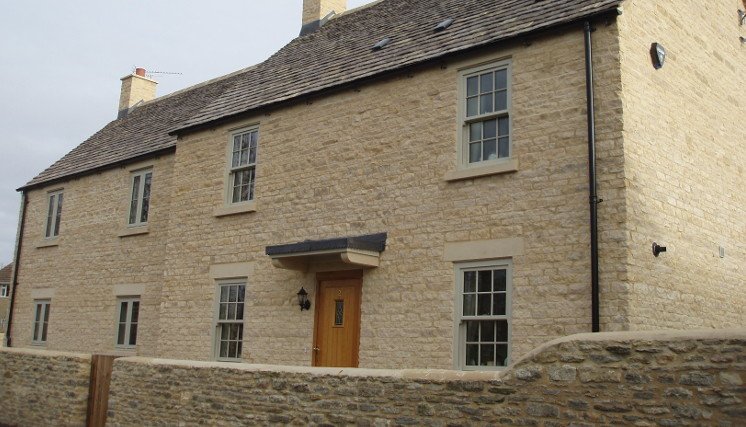 Natural Coursed Stone Cladding | Real Stone Cladding UK