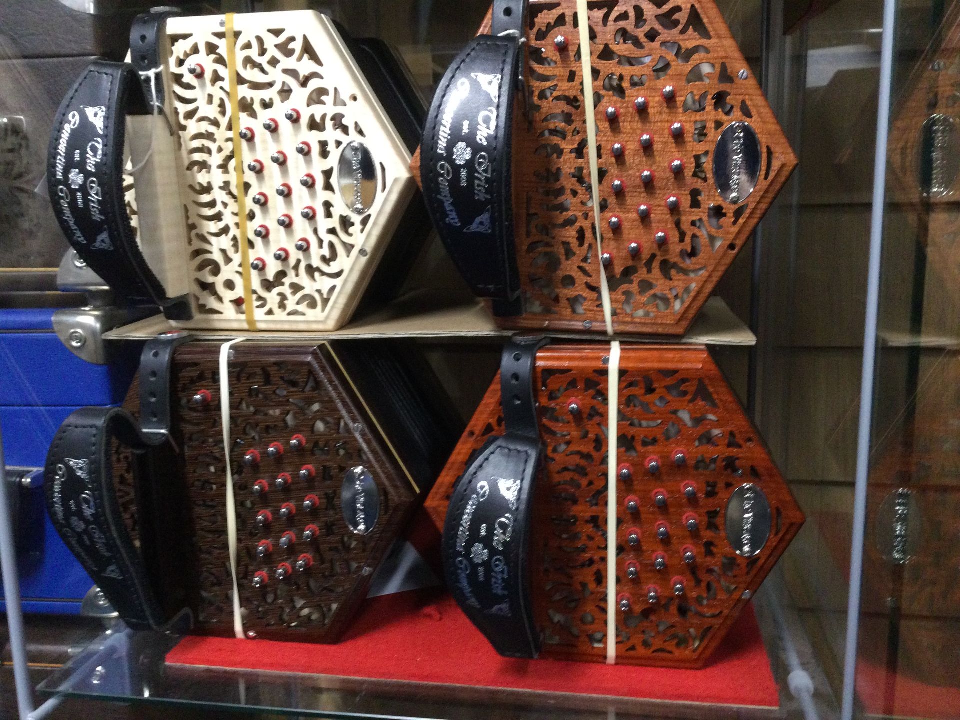 The Irish Concertina Company | Glass Case