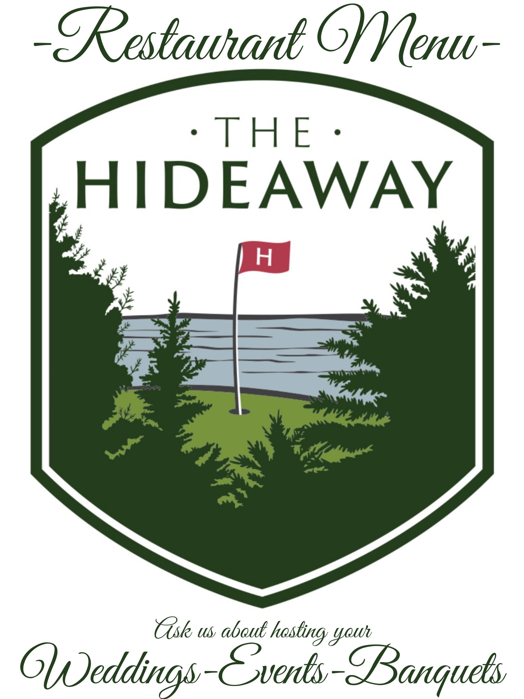 dinner Menu | The Hideaway