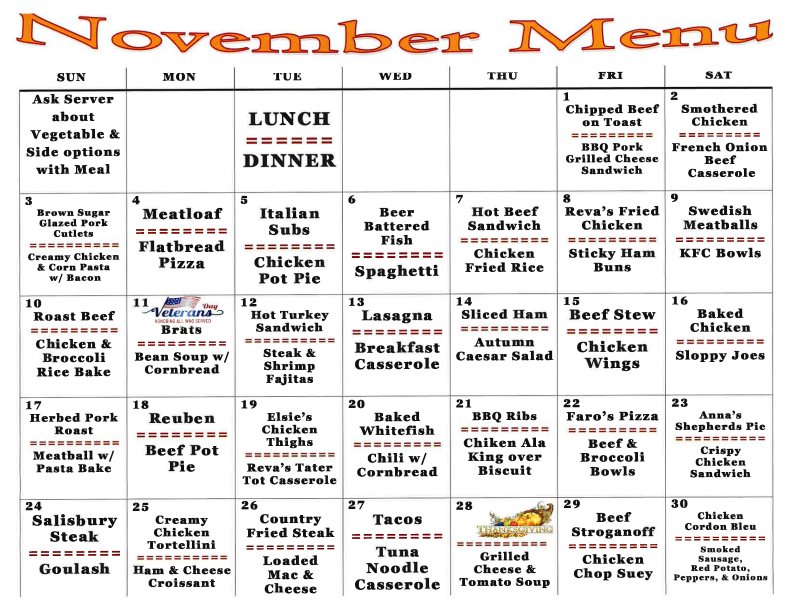 Senior Living Dining | Middleville, MI | Carveth Village LLC