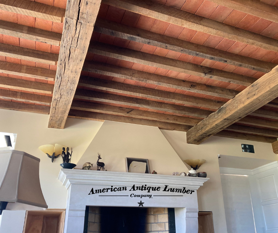 Reclaimed Hand Hewn Timbers