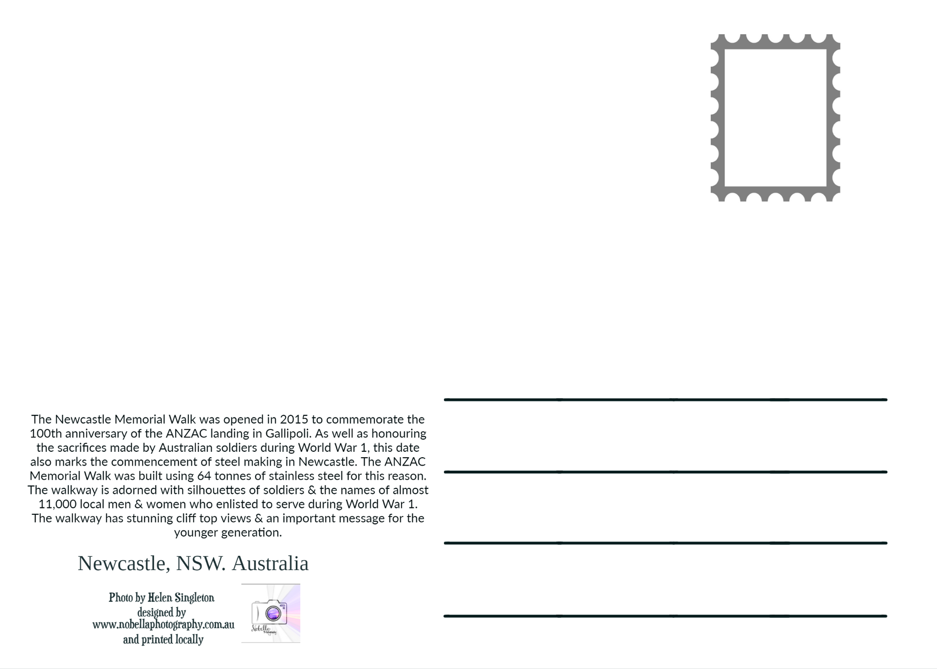 Nobella Photography Newcastle postcards