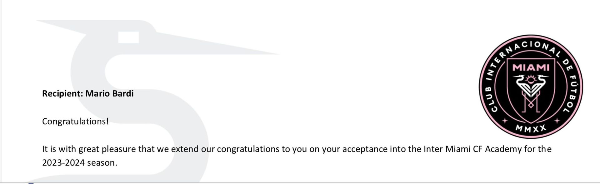 Rising Star Alert: Mario Bardi of Miami Breakers FC 2006 Black Selected ...