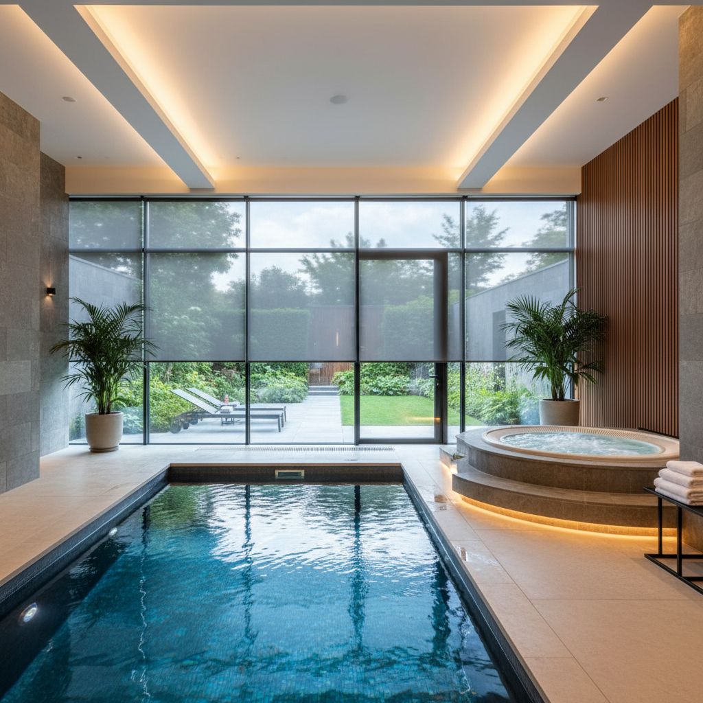 Top Window Treatments for Indoor Pools and Spas