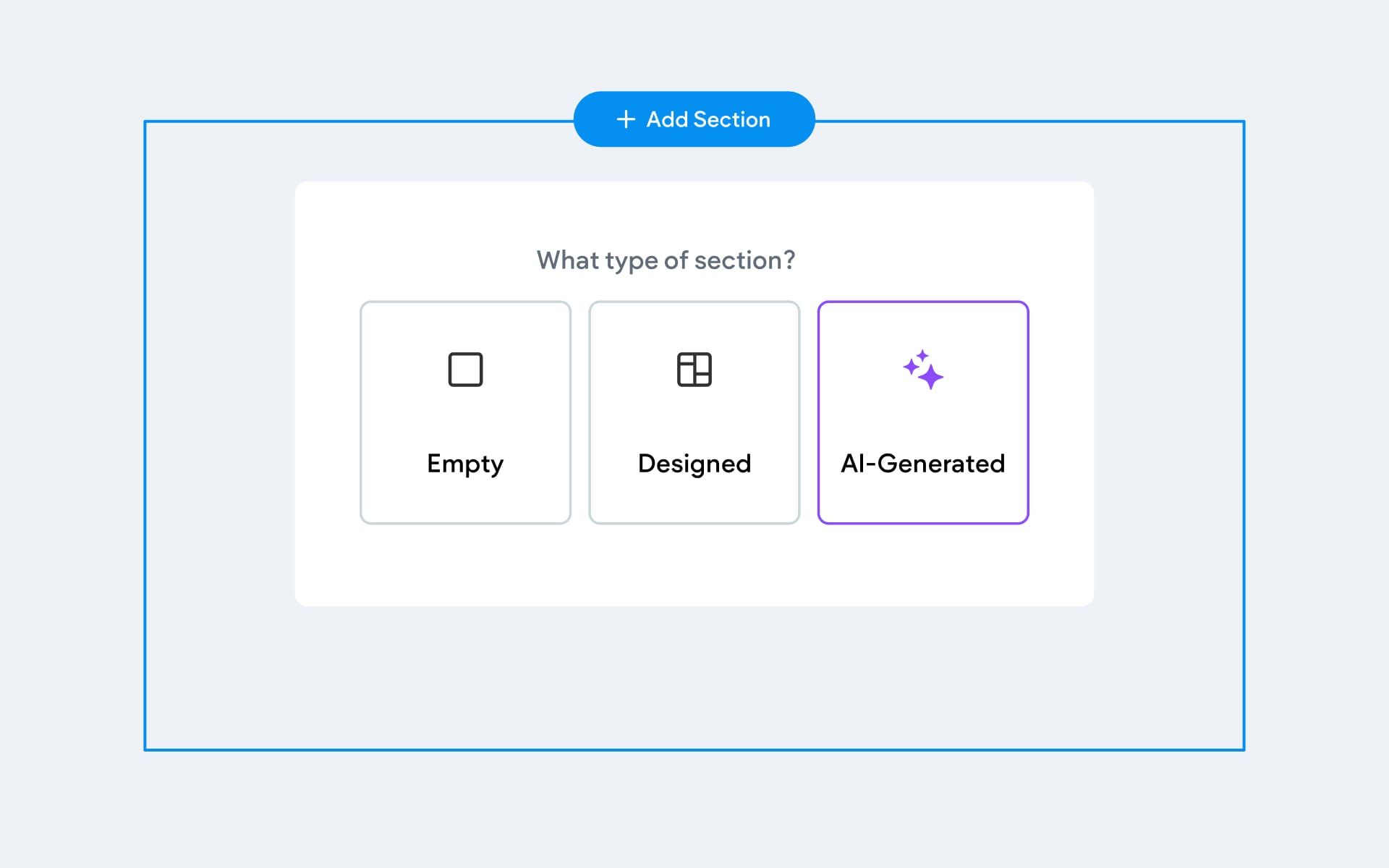AI Generated Sections: A Bold Move Into AI-Assisted Design