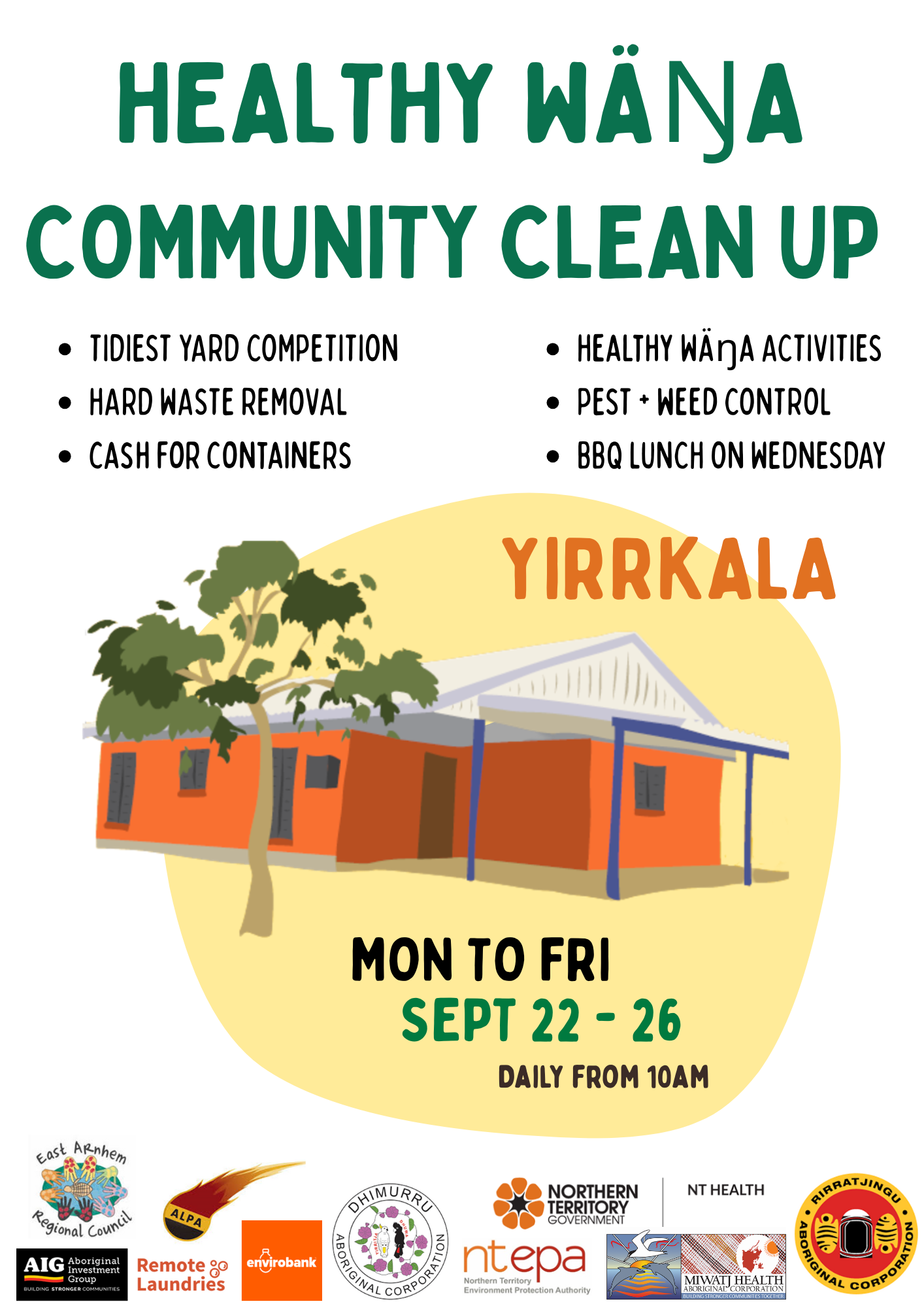 Healthy Homes Community Clean Up Week
