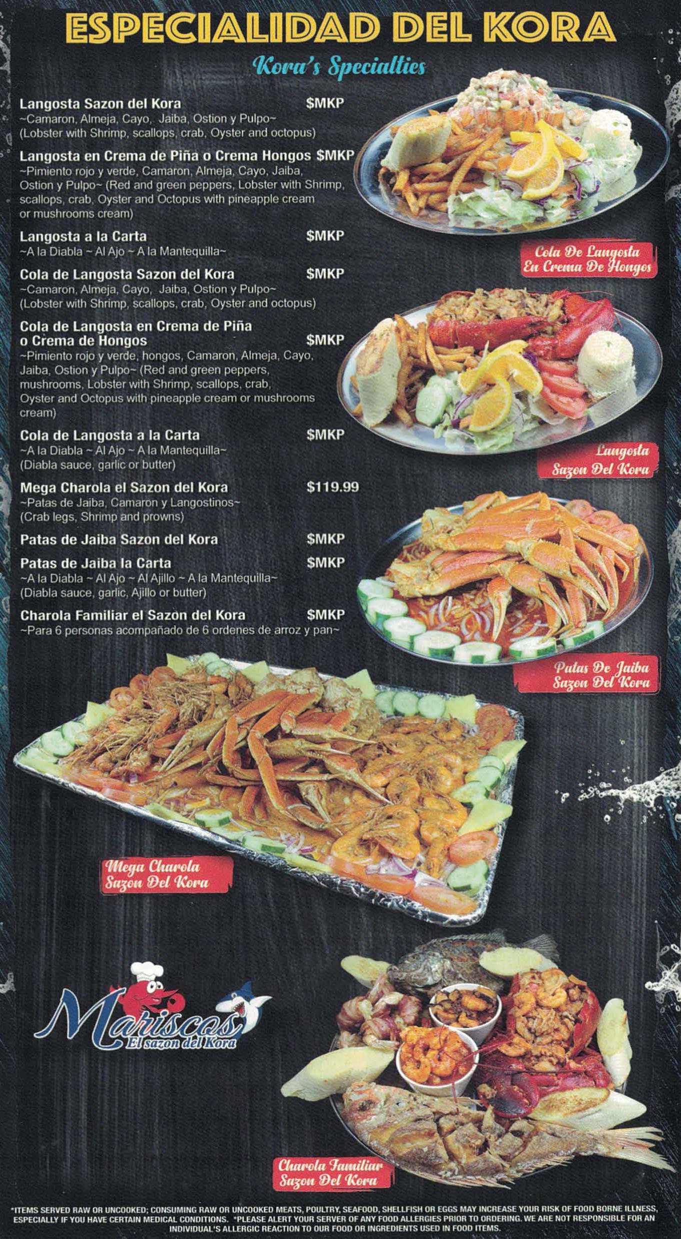 Mariscos El Sazon Del Kora