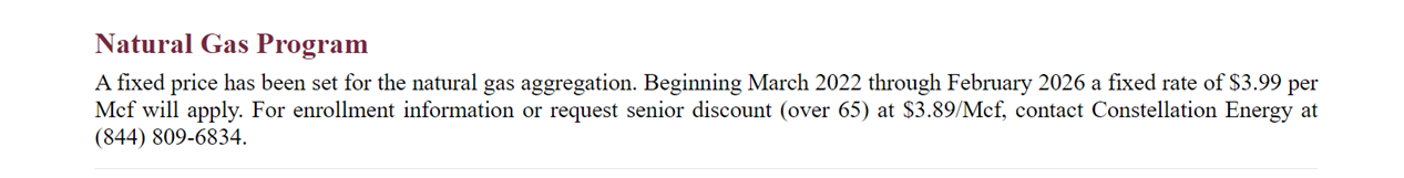 Champion Township, Ohio - Announcements