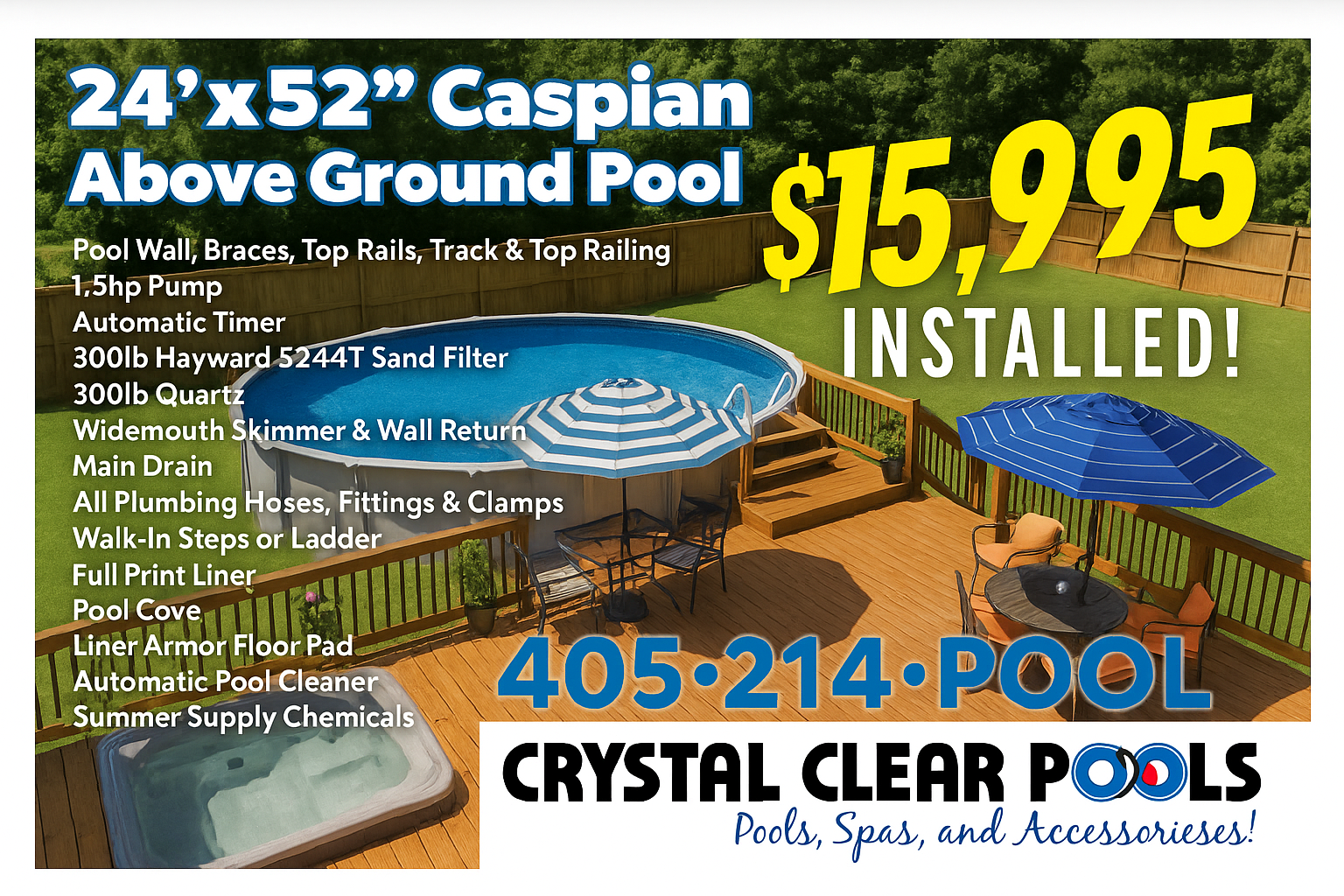 Pool Equipment | Shawnee, OK | 405-214-7665
