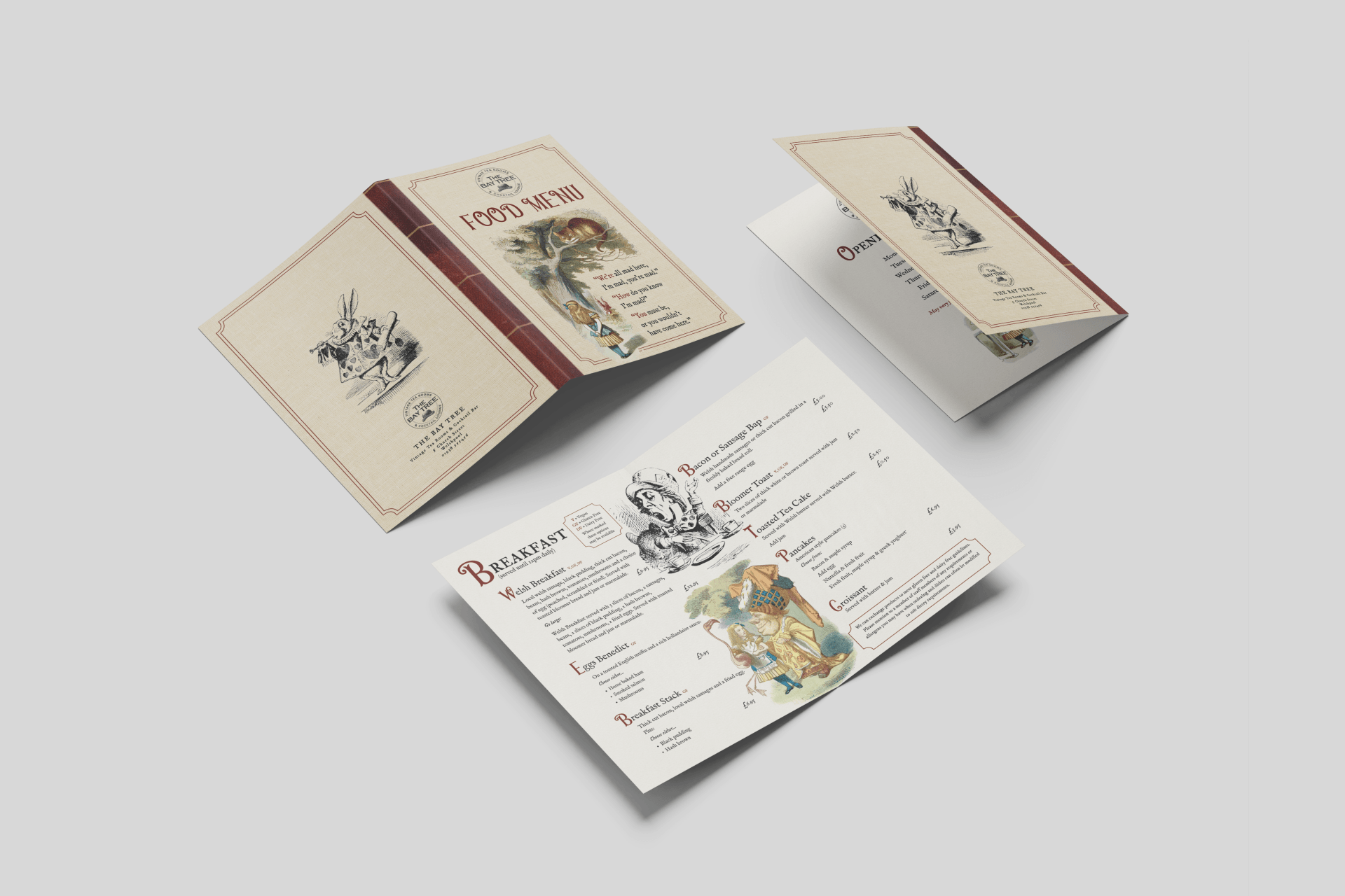 Brand & Flair Ltd | Bay Tree Case Study | Branding, Menus, Posters ...