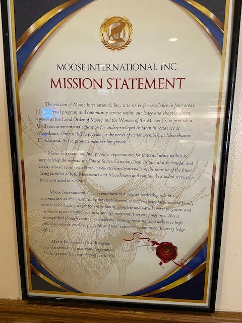 Moose Mission Statement | Chicopee, MA | Chicopee Moose Family Center