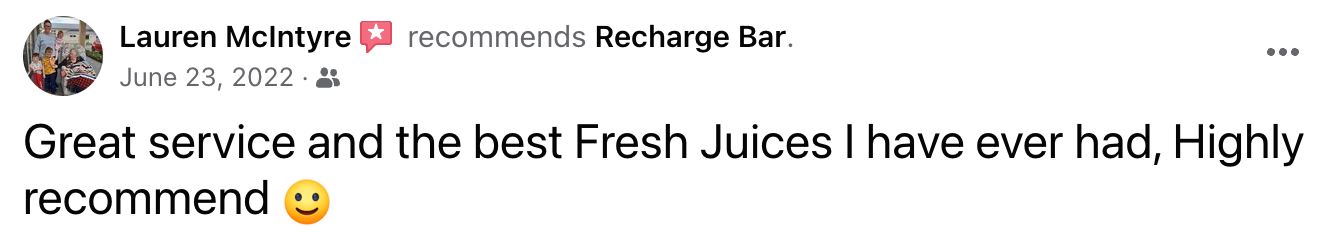 Recharge Cafe | Juice | Coffee | Food | Cafe | Clyde