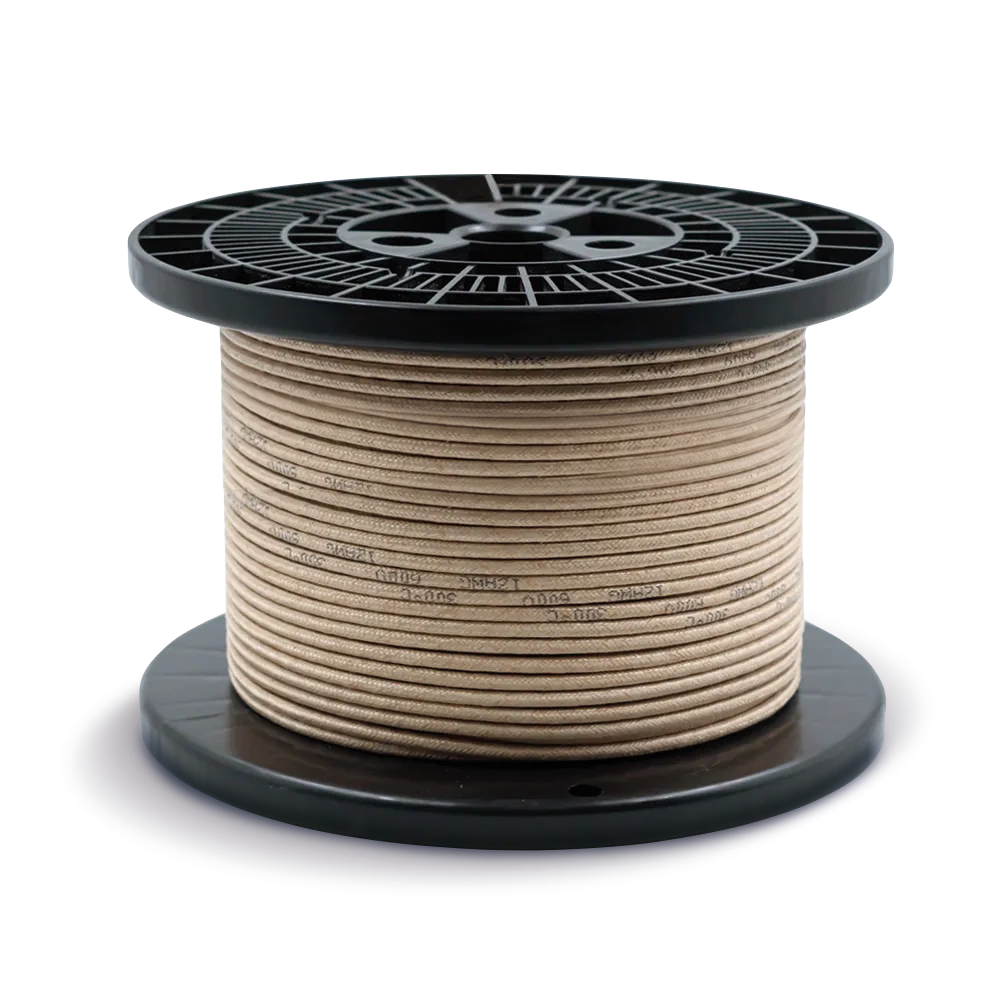 Cable alta temperatura 300 grados calibre 10 forro fibra de vidrio