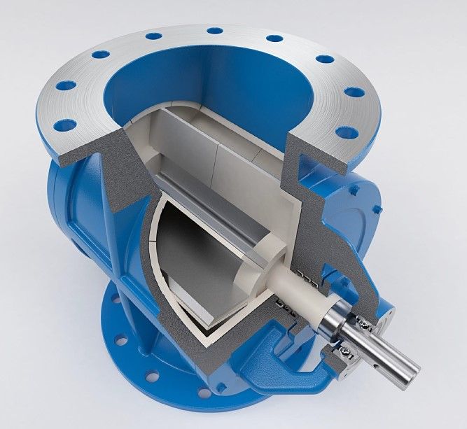 Advanced ceramic lined rotary valves, eductors, cyclones, to combat wear