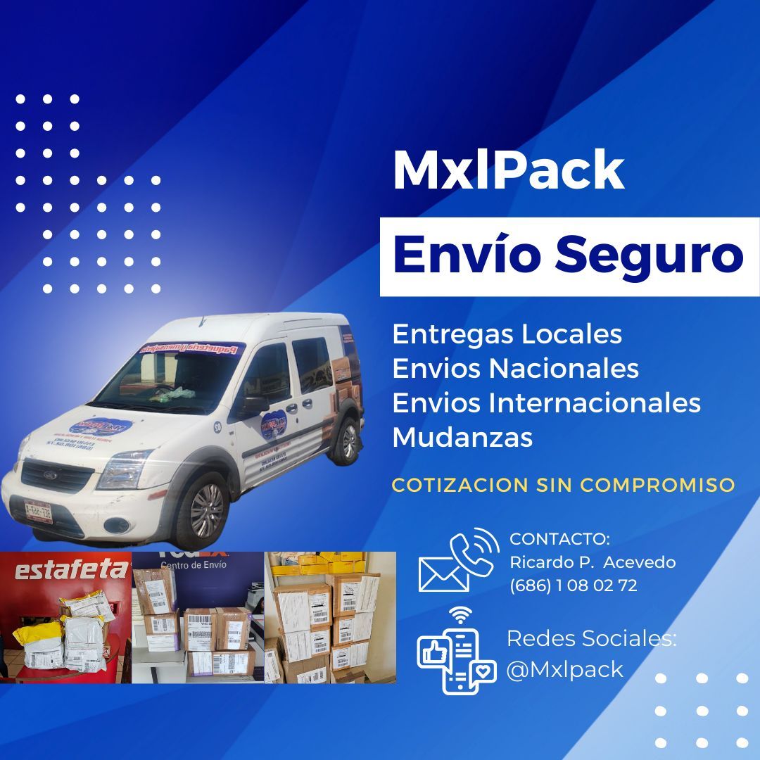 Servicio de paquetería local, nacional e internacional en Mexicali ...