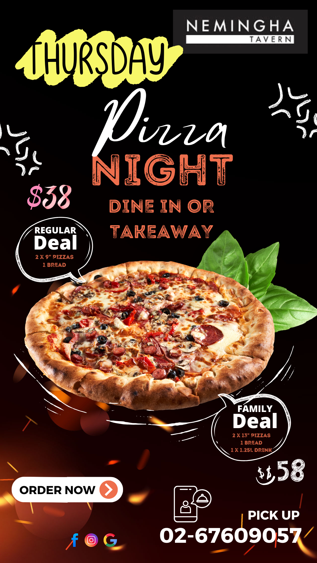 Specials | Nemingha Tavern