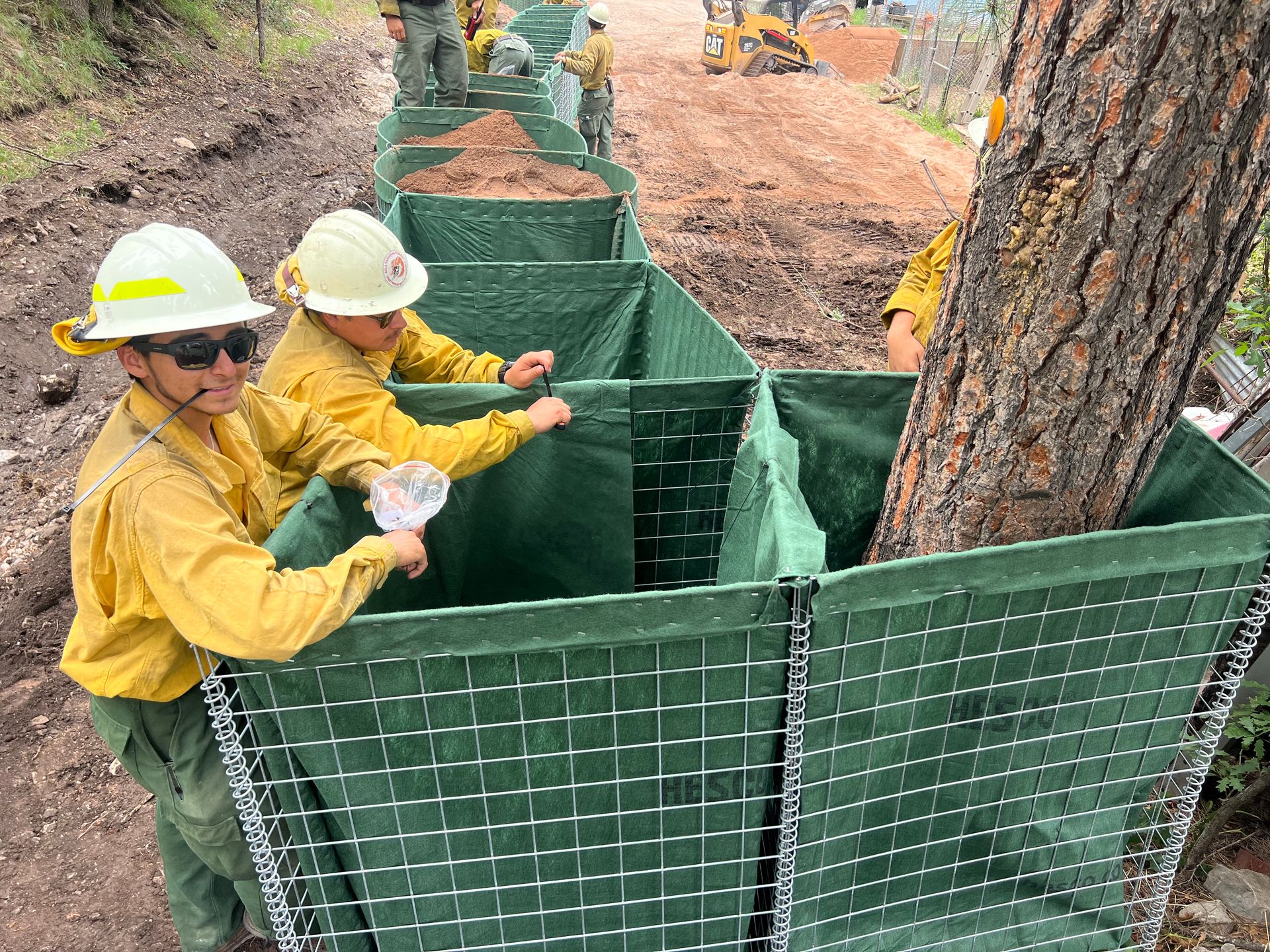Examples of how to modify a HESCO Barrier