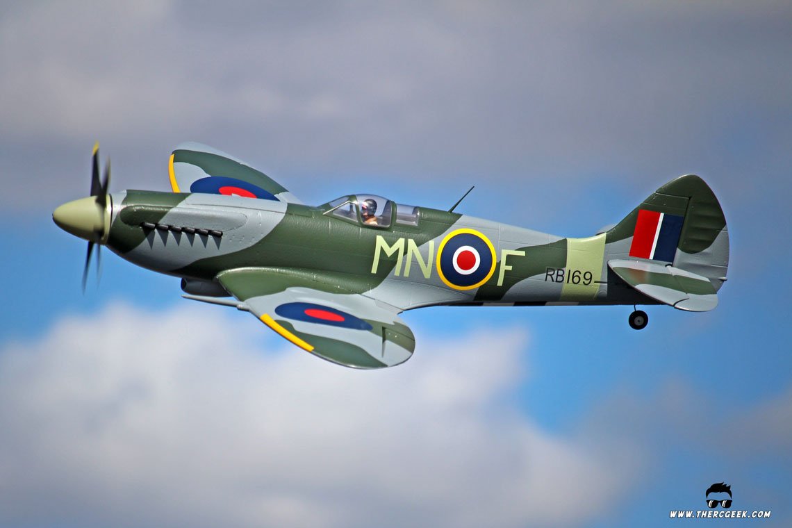 E-flite Spitfire MkXIV Assembly & Flight Review