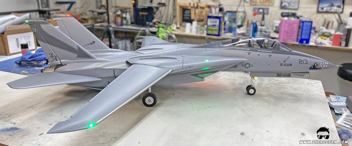 Refinish a Foam Jet Ep 3 – Freewing F-14 Tomcat Paint, Markings ...