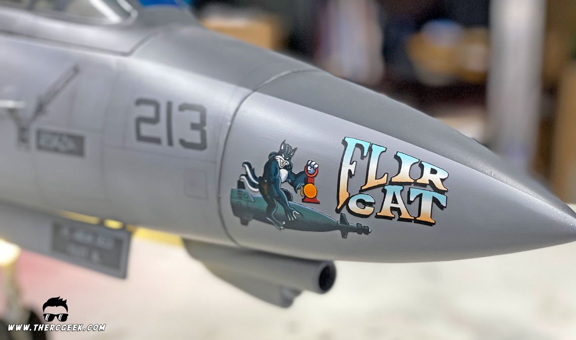 Refinish a Foam Jet Ep 3 – Freewing F-14 Tomcat Paint, Markings ...