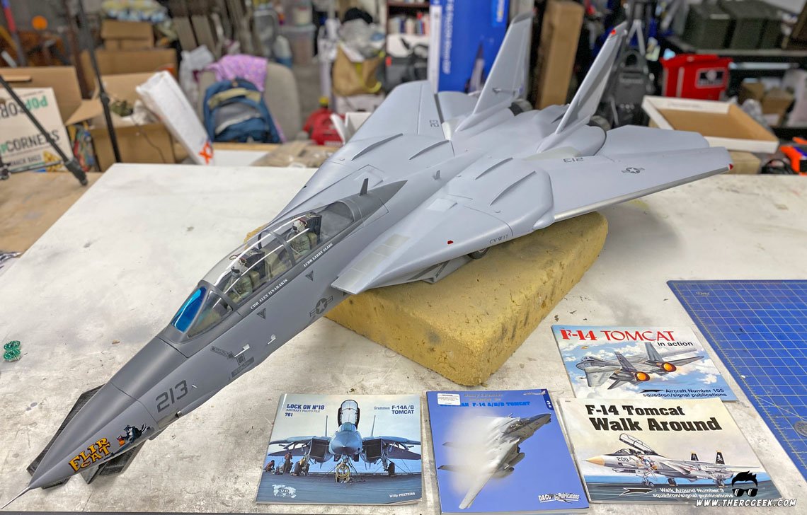 Refinish a Foam Jet Ep 3 – Freewing F-14 Tomcat Paint, Markings ...