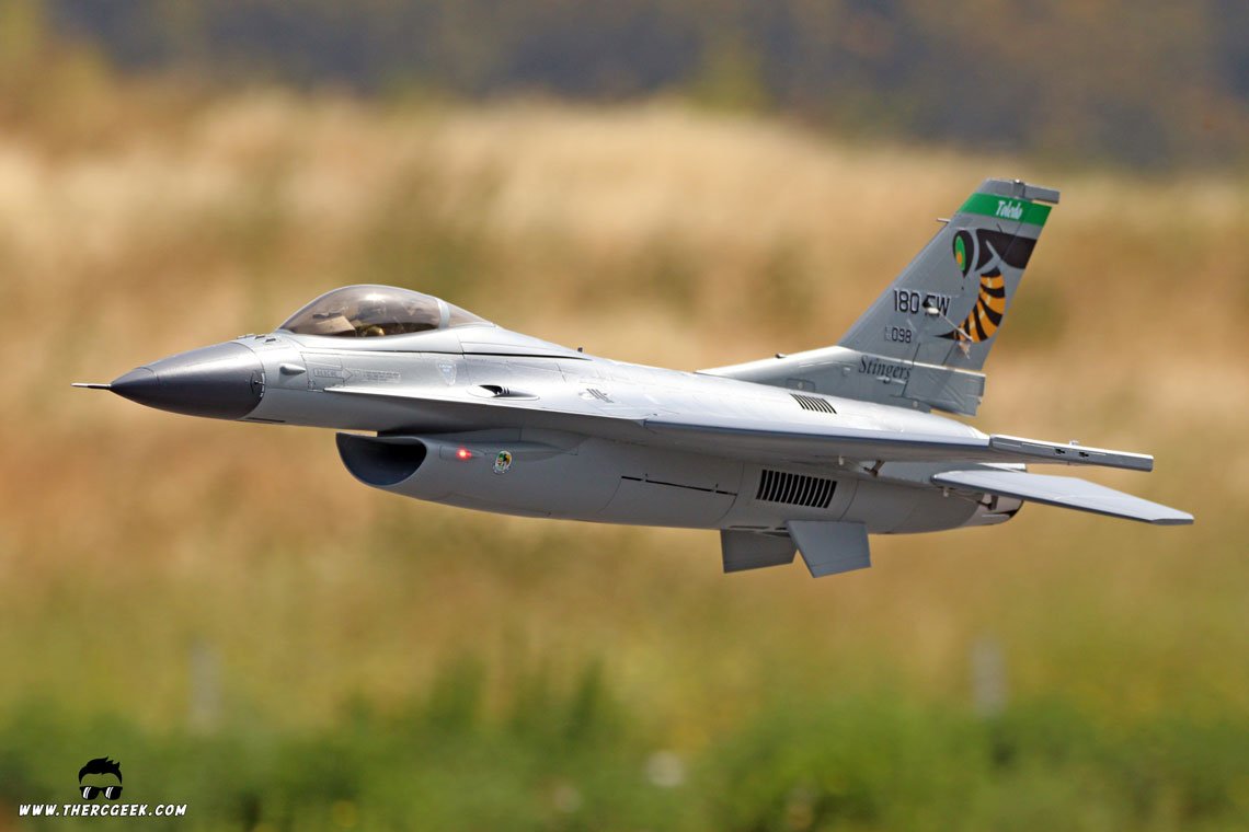 E-flite F-16 Falcon 80mm EDF Assembly & Flight Review