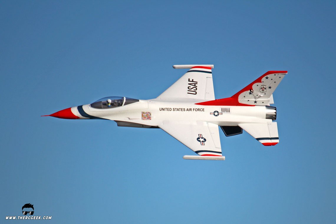 E-Flite F-16 Thunderbirds 70mm EDF Assembly & Flight Review