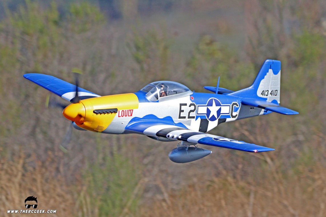 E-flite P-51D Mustang 1.5m with Smart Technology Assembly & Flight Review