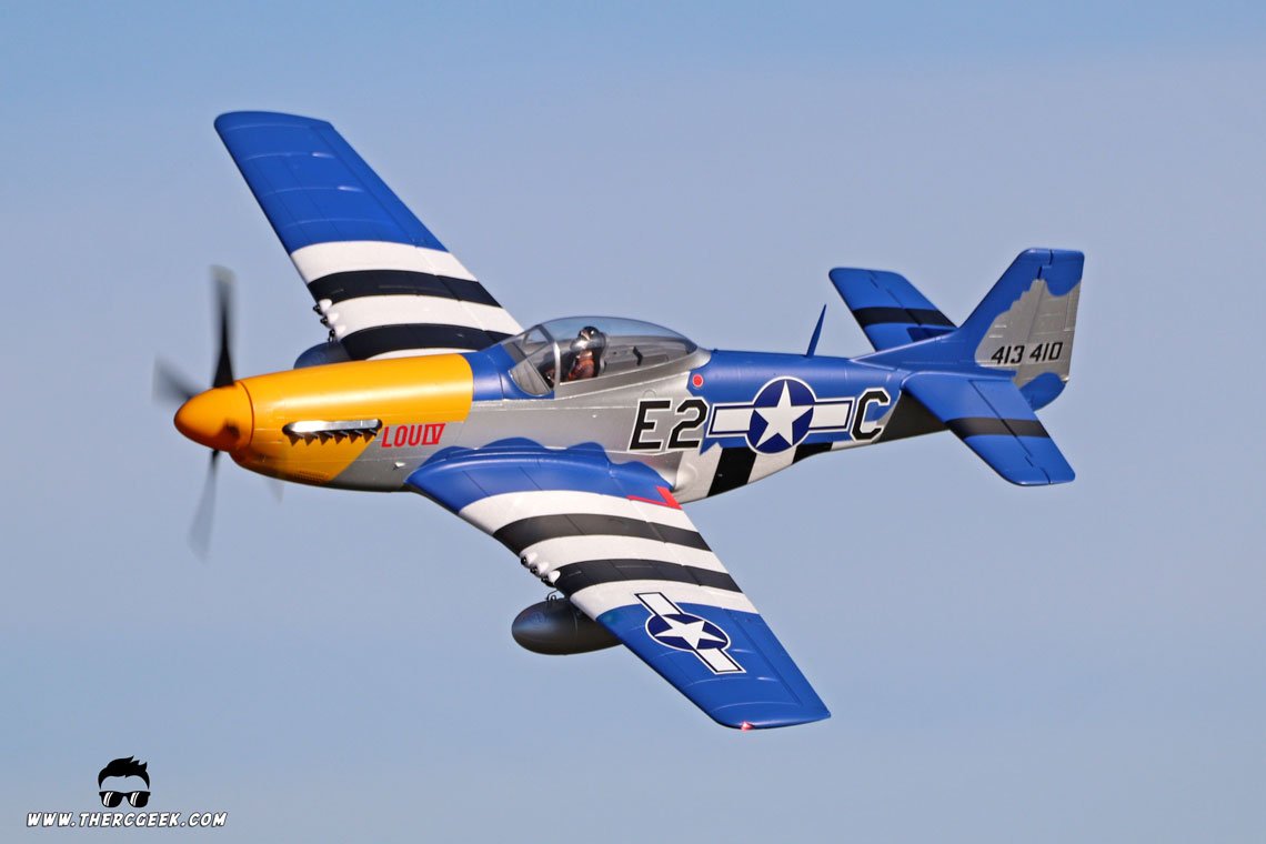 E-flite P-51D Mustang 1.5m with Smart Technology Assembly & Flight Review