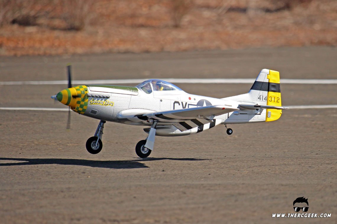 Force RC P-51 Mustang Assembly & Flight Review