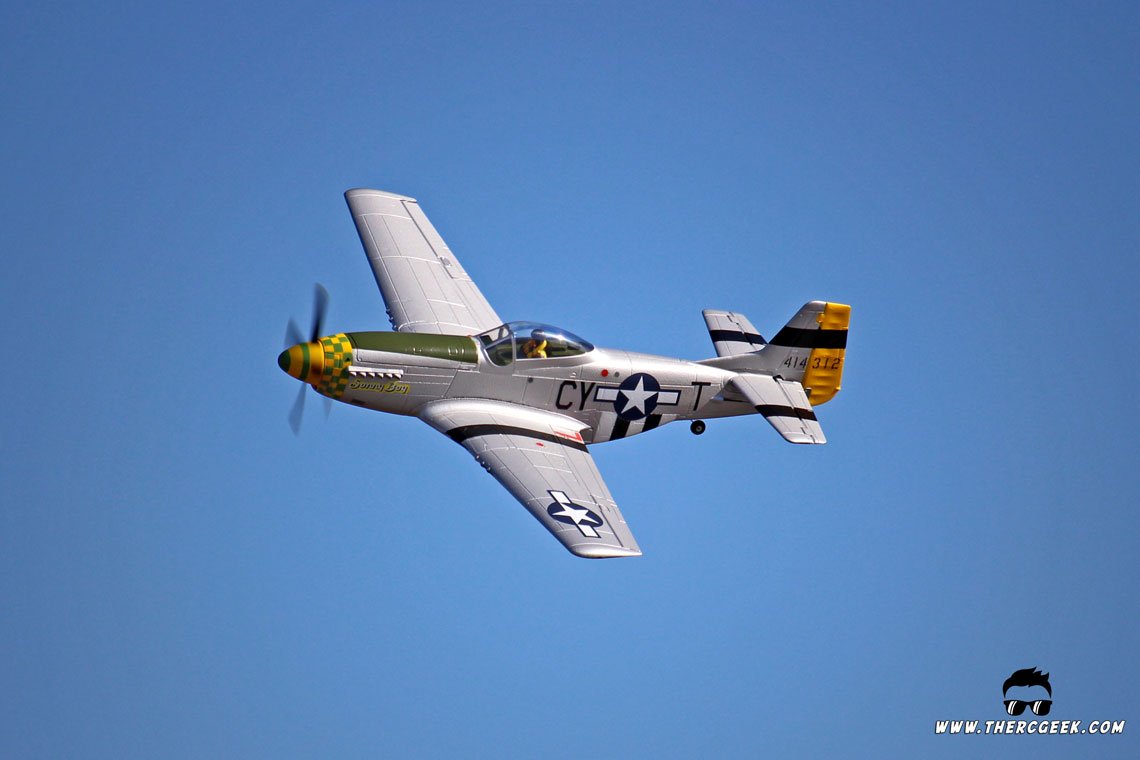 Force RC P-51 Mustang Assembly & Flight Review