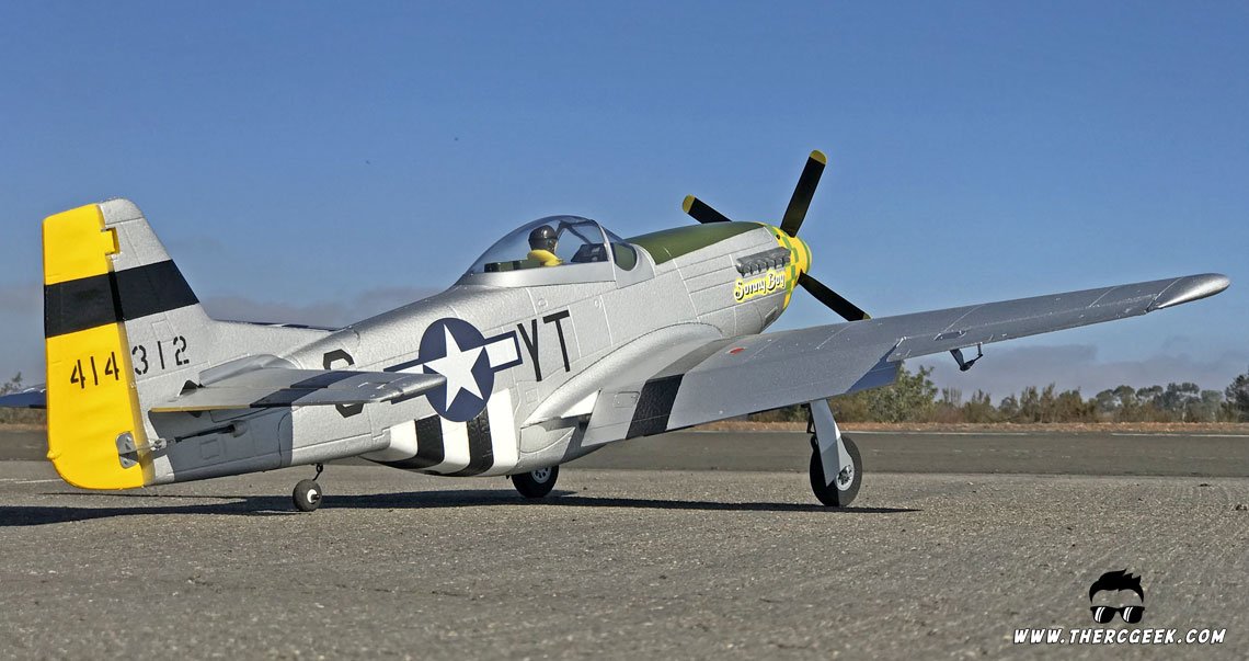 Force RC P-51 Mustang Assembly & Flight Review