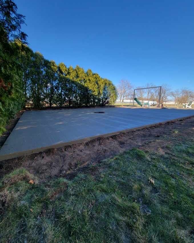 Barnyard Concrete Slab Installation Services | In-Line Concrete ...