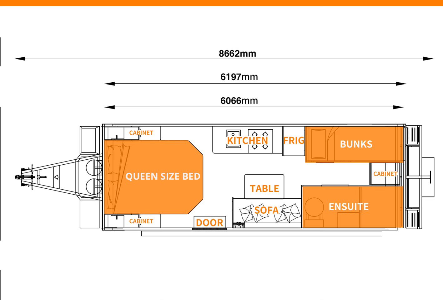 Oz Star Cockatoo Series 20FT Family Double | Oz Star Caravans Perth