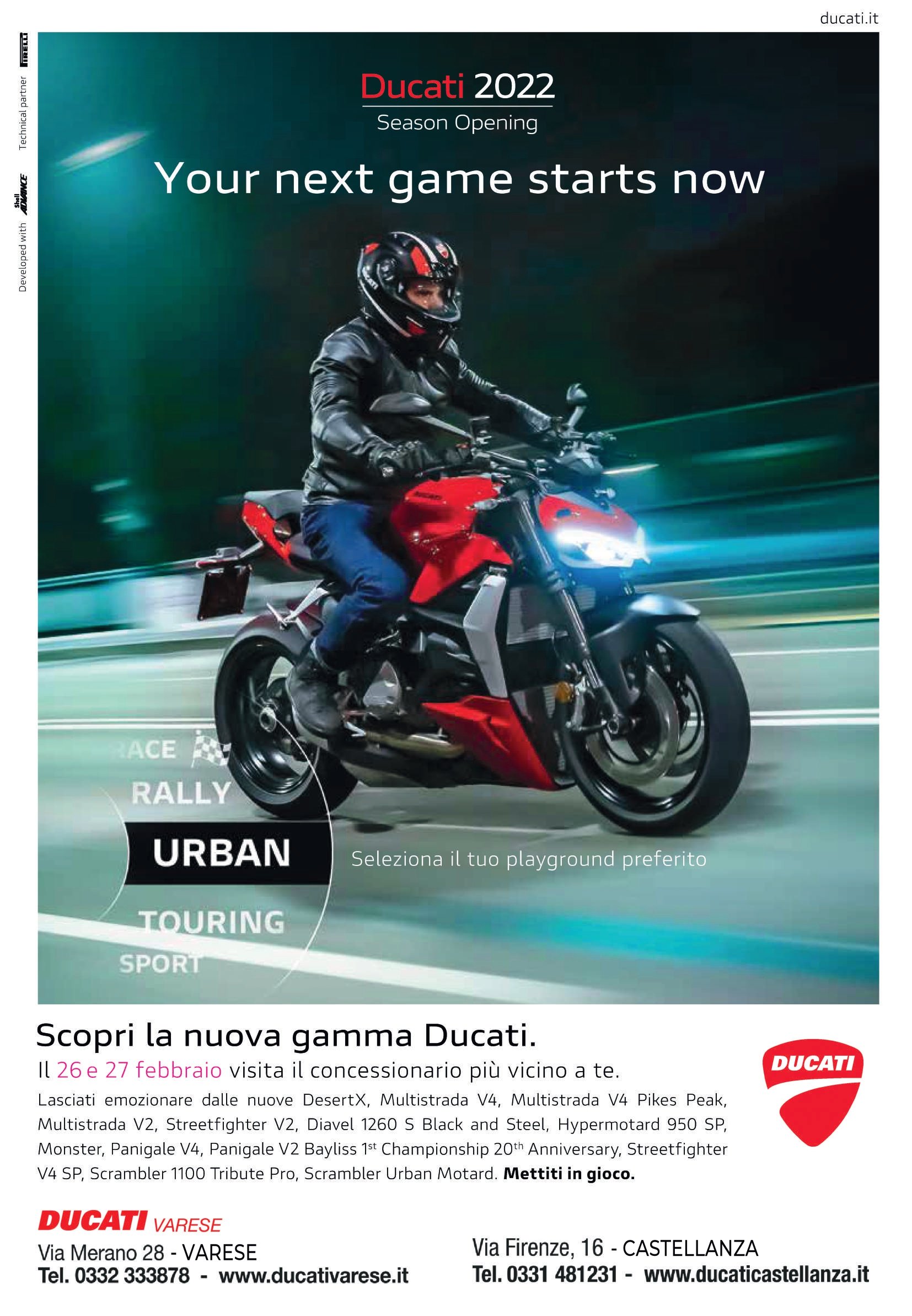 Ducati Varese | Official Ducati Importer | Varese, VA