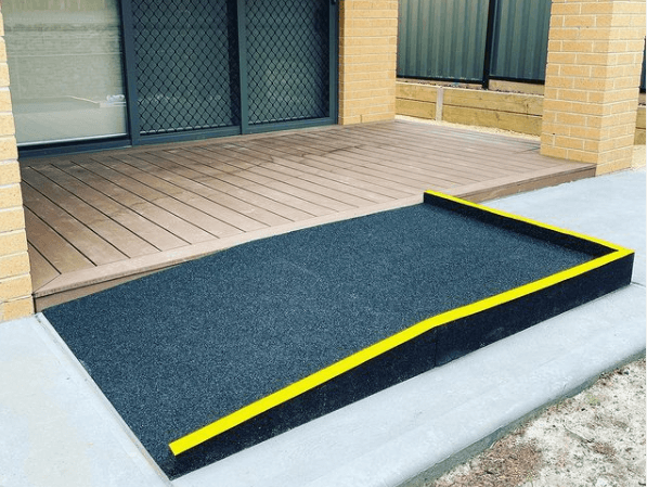 Customised Recycled Rubber Ramps for disability & mobility | RampsRUs