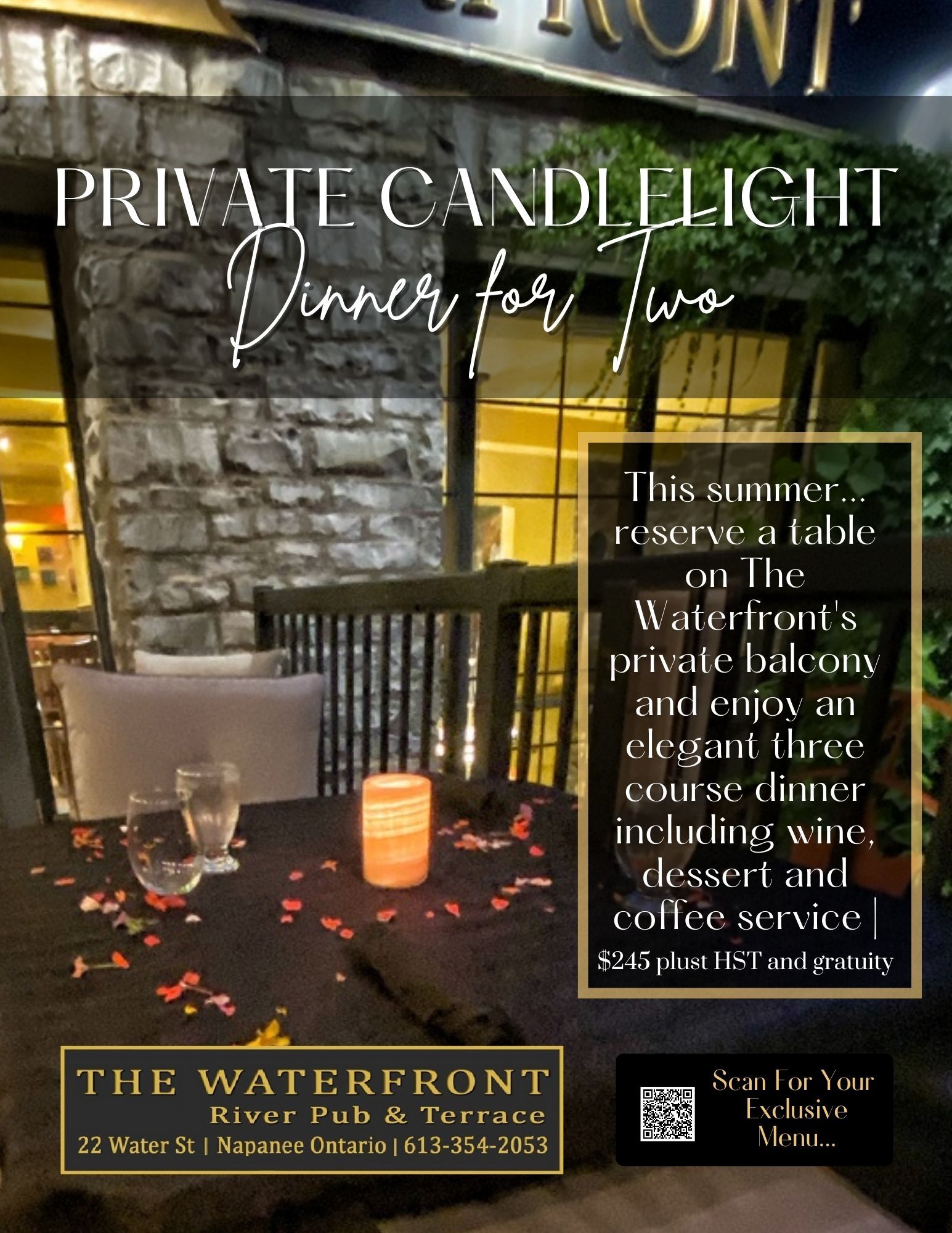 Private Candlelight Dinner