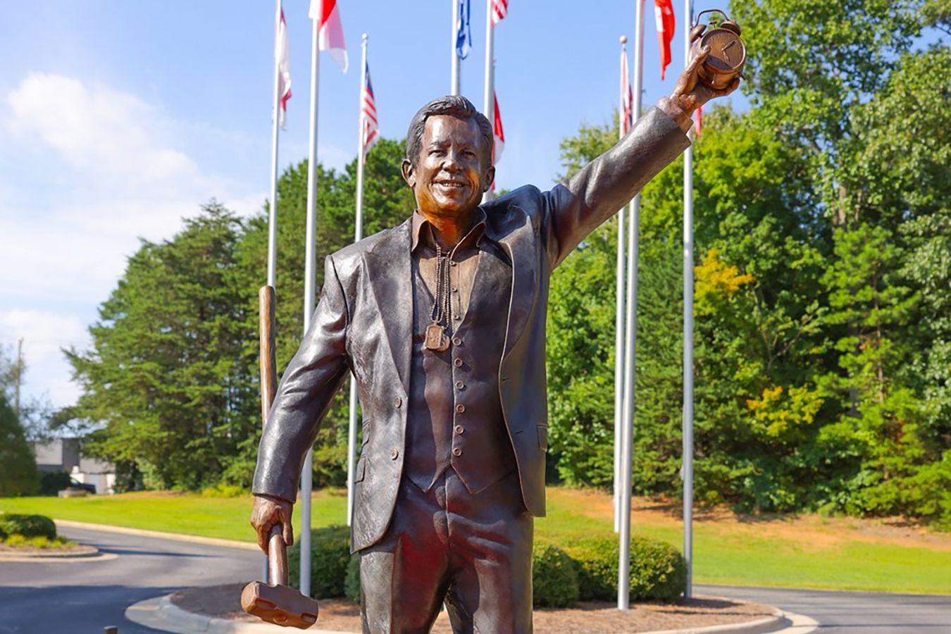 Statue Unveiled of JR Ridinger, Founder of Greensboro-Based Market America