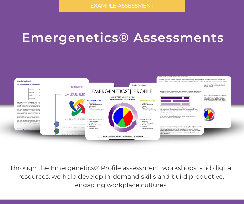 Emergenetics Assessments: Maximize Your Organization's Performance