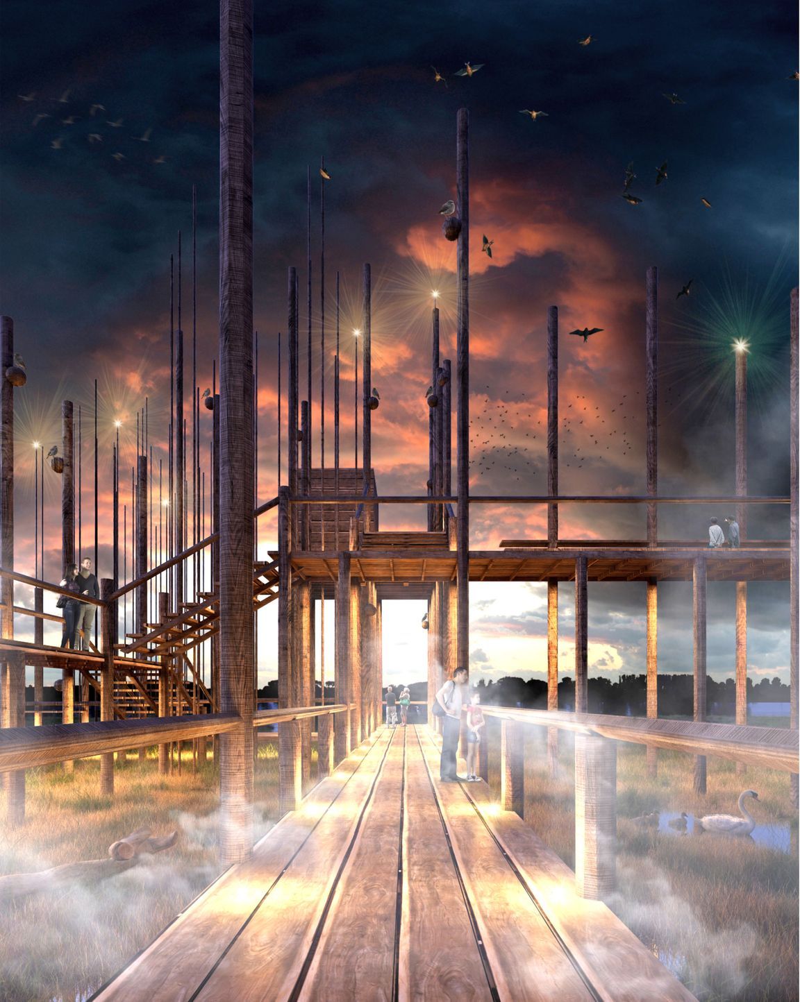 Bird Observatory at Pape National Park | ICONICO